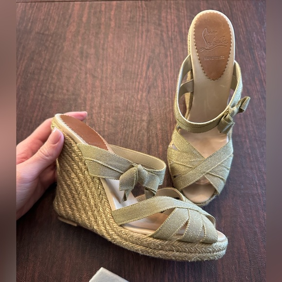 Christian Louboutin | Shoes | Christian Louboutin Wedge | Poshmark